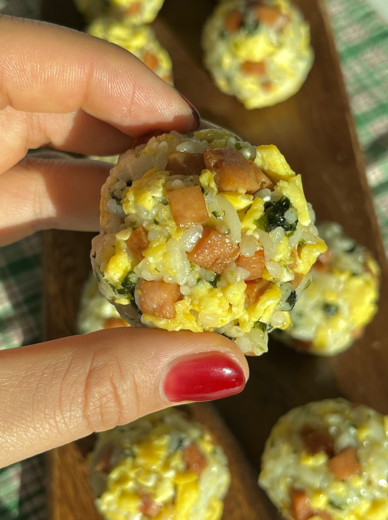 Spam Musubi Rice Balls - heyinspace